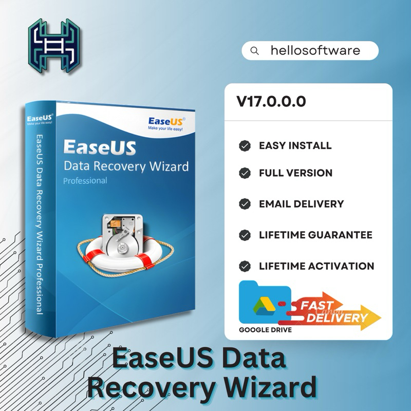 Jual EaseUS Data Recovery Wizard 17.0.0.0 Build 20231121 Full Version ...