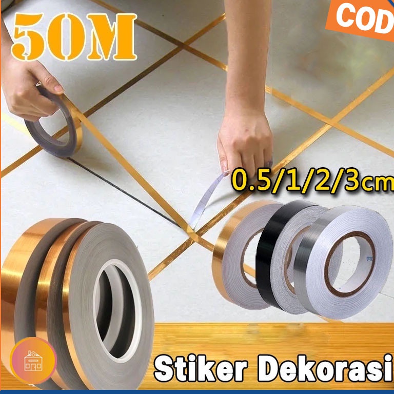 Jual Bonus Bubble 5M GULUNGAN STIKER PEMBATAS KERAMIK Waterproof Floor ...