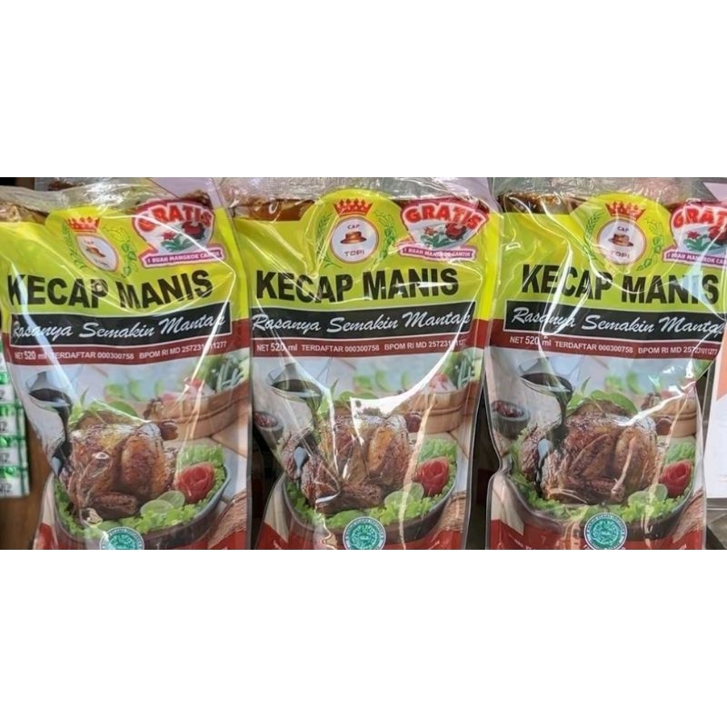 Jual Kecap Merk Cap Topi free Mangkuk ayam beling | Shopee Indonesia