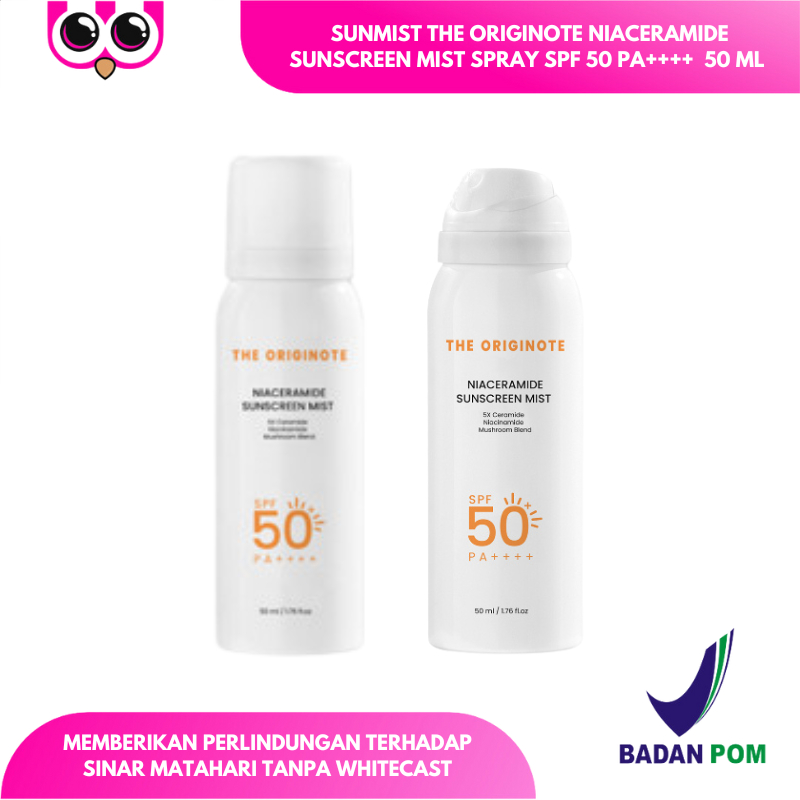 Jual SUNMIST THE ORIGINOTE NIACERAMIDE SUNSCREEN MIST SPRAY SPF 50 PA ...