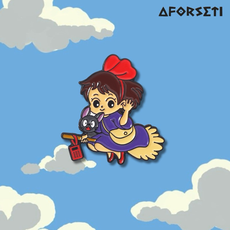 Jual PIN ENAMEL “GHIBLI GIRL" BROS PIN / BROOCH / PIN COUPLE / PIN ...