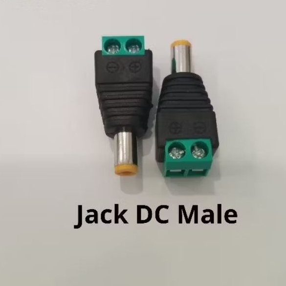 Jual Jack DC Connector Male CCTV Power Taiwan | Shopee Indonesia