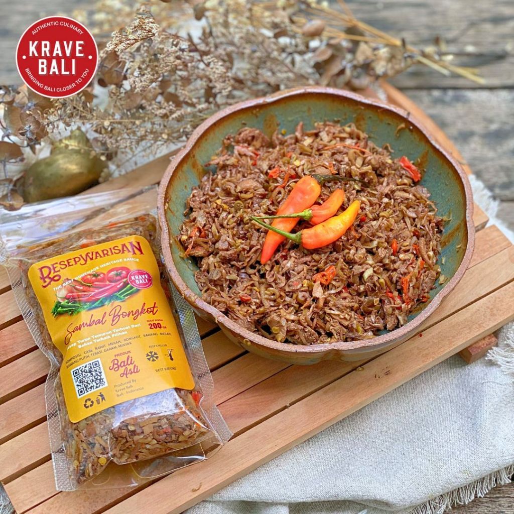 Jual Sambal Bongkot 200 gr Krave Bali: Cita Rasa Asli Bali, Siap ...