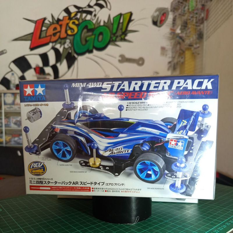 Jual Tamiya 18706Original Mini4WD STARTER PACK AR Speed Spec (AERO ...