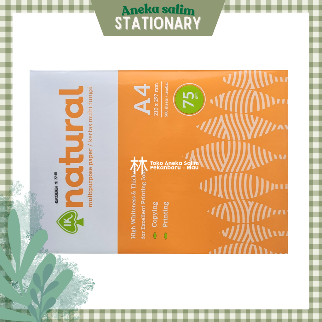 Jual Anekasalim - Kertas HVS Natural A4 75 GSM | Shopee Indonesia