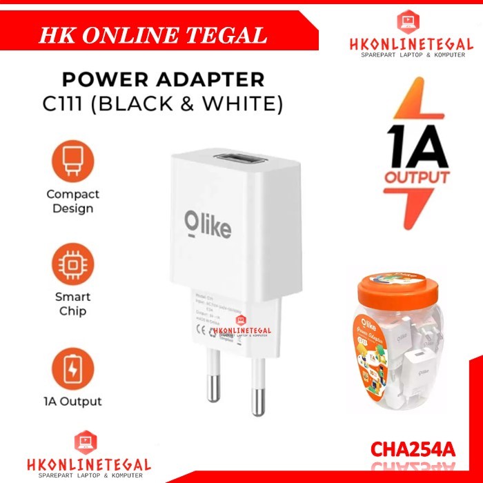 Jual Charger Handphone Smart Chip Protection 1A 5V Olike C111 Original ...