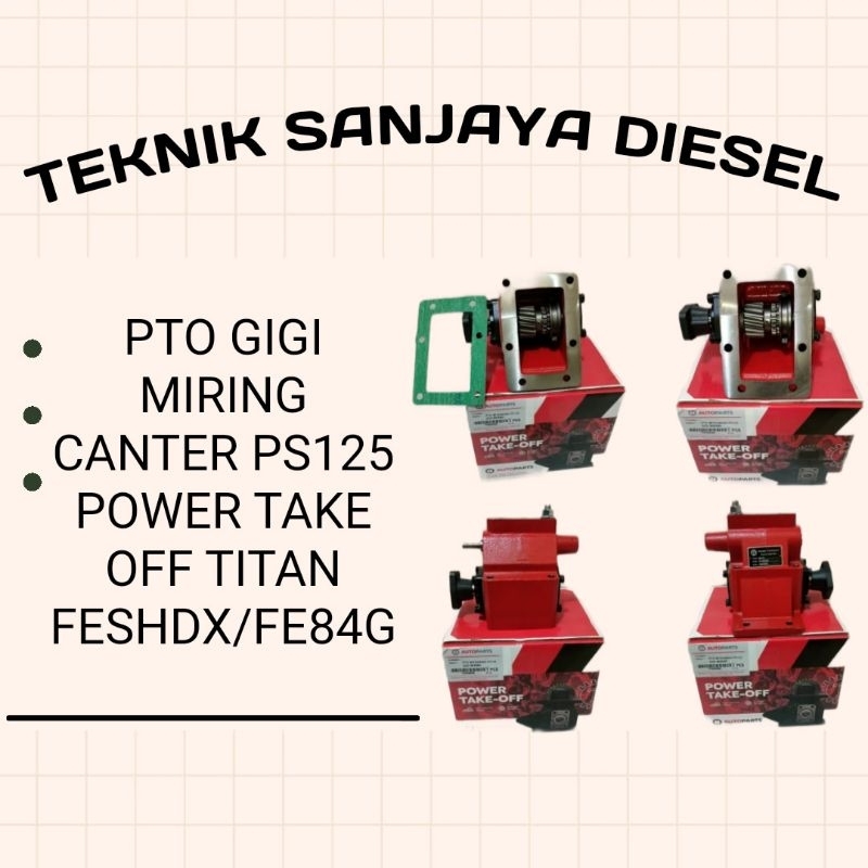 Jual PTO GIGI MIRING CANTER PS125 POWER TAKE OFF TITAN FESHDX/FE84G ...