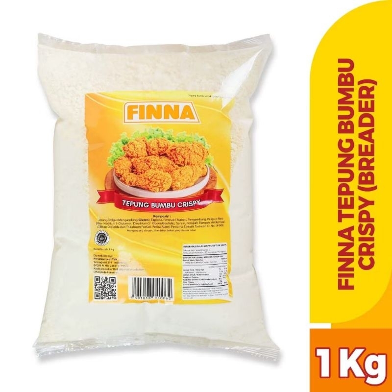 Jual Finna Tepung Bumbu Crispy 1kg | Shopee Indonesia