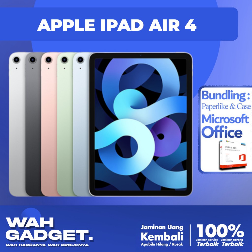 Jual iPad Air 4 CPO / ACR 2020 64 gb Wifi Only Garansi Apple 1 Tahun ...