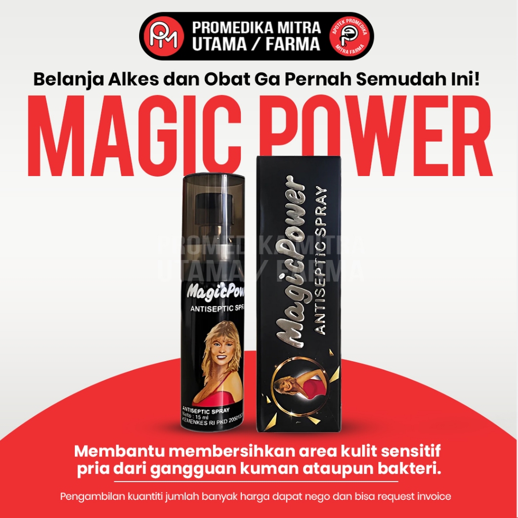 Jual Magic Power Spray / Botol 15 ml /Spray Antiseptic | Shopee Indonesia