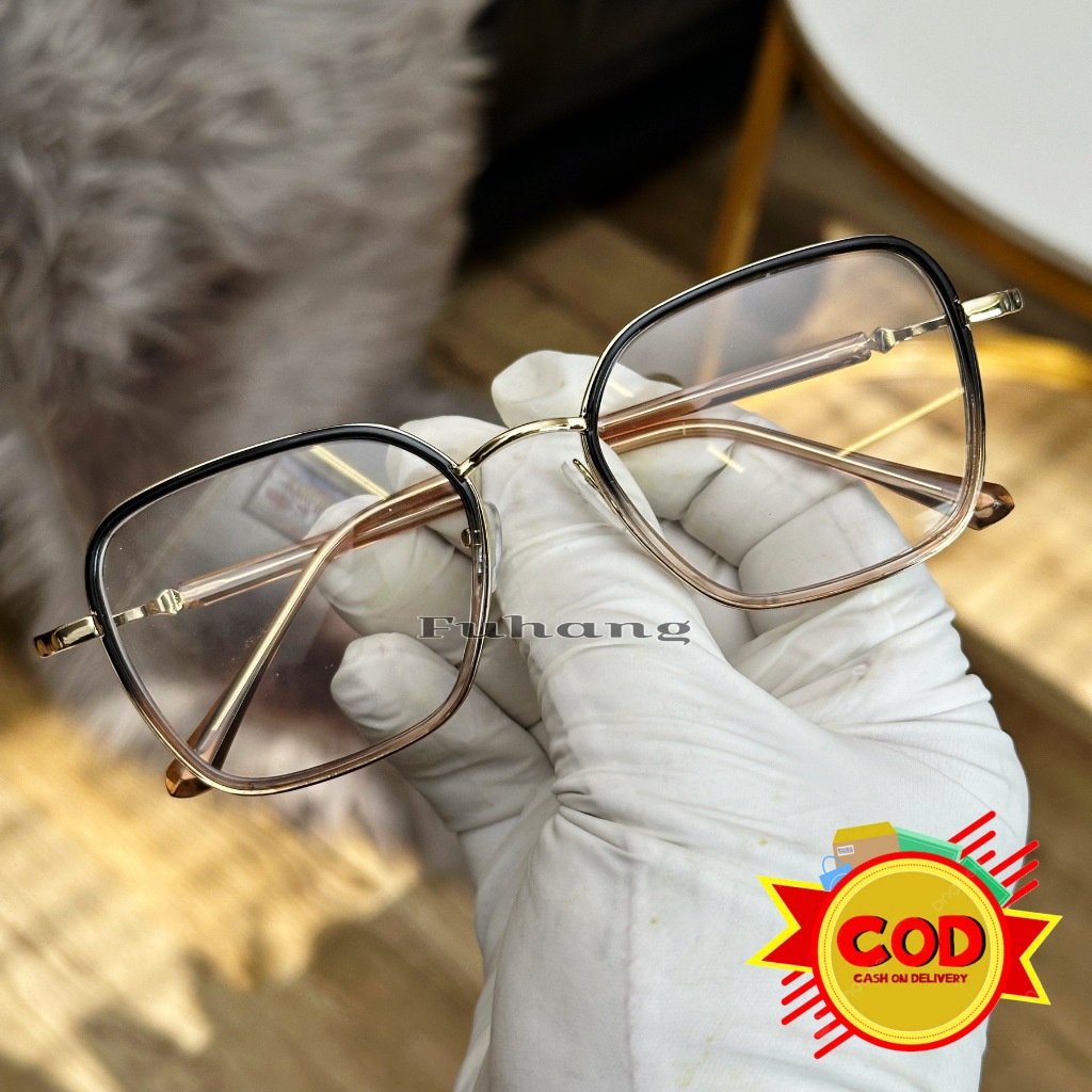 Jual FUHANG Kacamata Wanita Exsagonal Lensa Photocromik FG 2109 ...