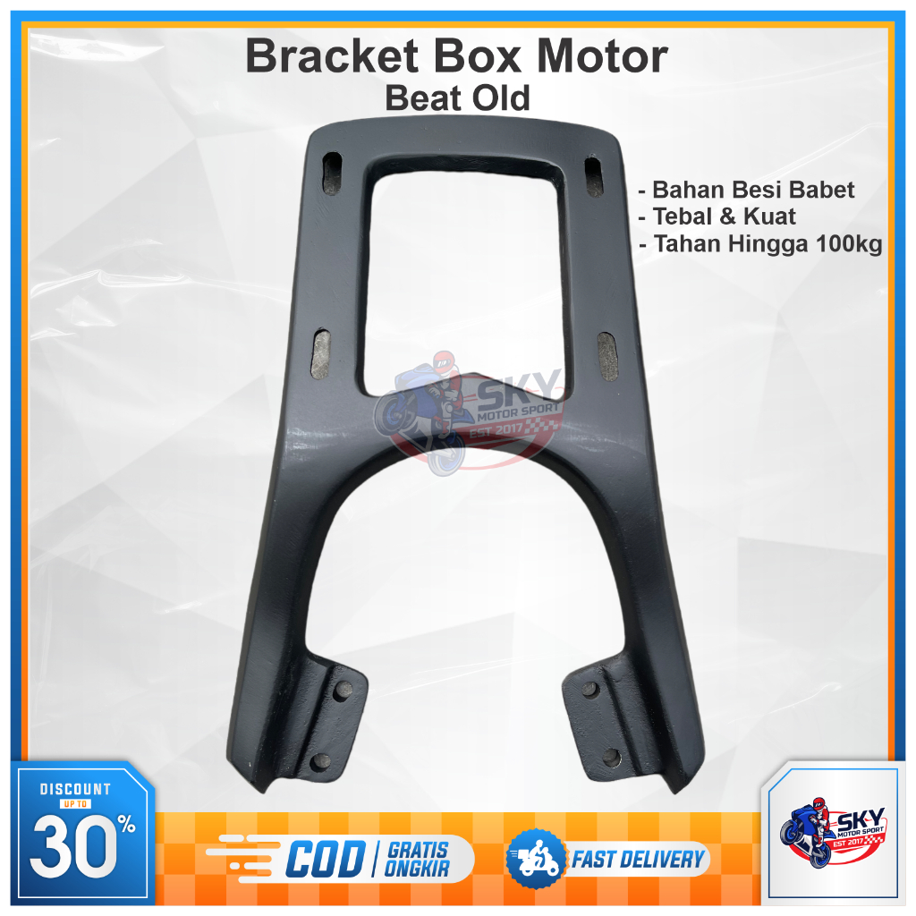 Jual Bracket Box Motor Beat Fi Deluxe Old Karbu Street Bahan Besi Babet ...