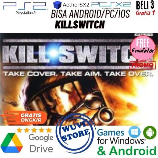 Jual PS 2 Killswitch | Bisa di PC / Android / IOS Plus Emulator | Beli ...