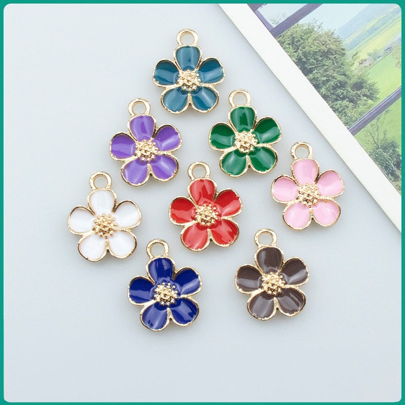 Jual 1 pcs Charm Enamel Epoxy BUNGA PLUM | Shopee Indonesia