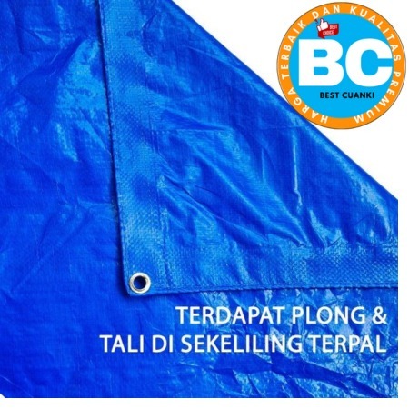 Jual Terpal Jadi A3 2X3 3X4 4x6 Ring tebal terpal Biru Muda - Biru Muda ...