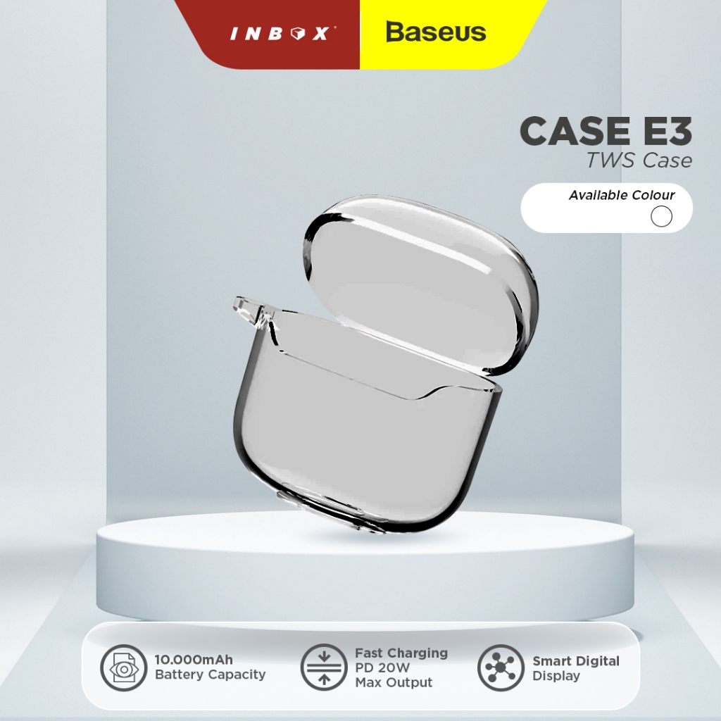 Jual Baseus Case Silicone Earphone Earbuds TWS Bowie E3 Original Casing ...