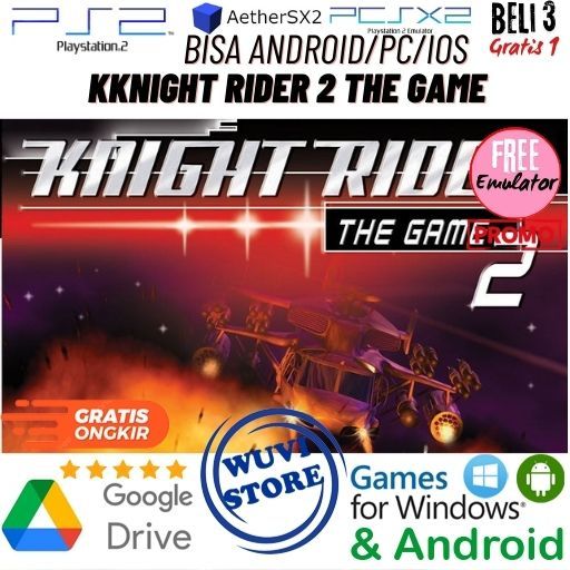 Jual PS 2 Knight Rider 2 The Game | Bisa di PC / Android / IOS Plus ...