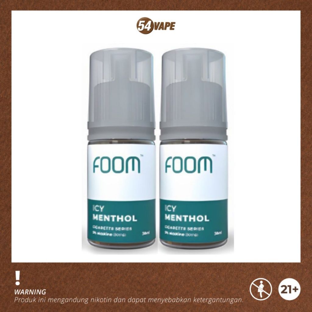 Jual Bundles FOOM Icy Menthol 30ml 30mg 2 PCS | Shopee Indonesia