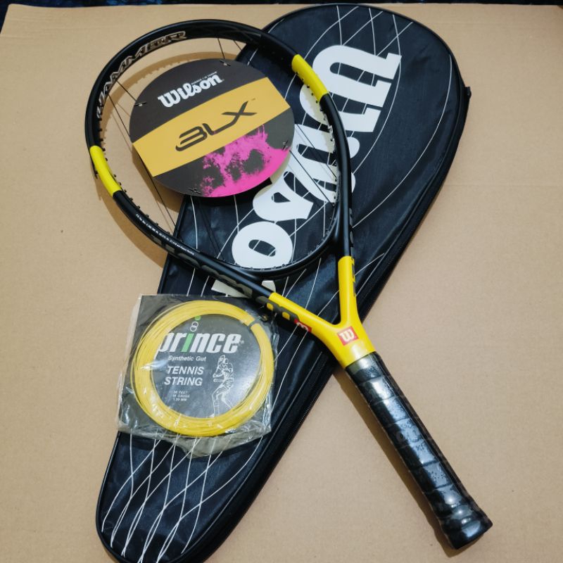 Jual RAKET TENIS WILSON CARBON MATRIX FULL SET TAS DAN GRIP | Shopee ...