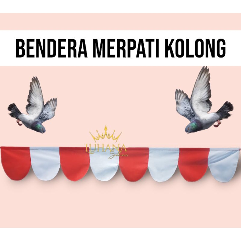 Jual BENDERA MERPATI KOLONG / BENDERA KOLONGAN MERPATI / BENDERA LAPAK ...