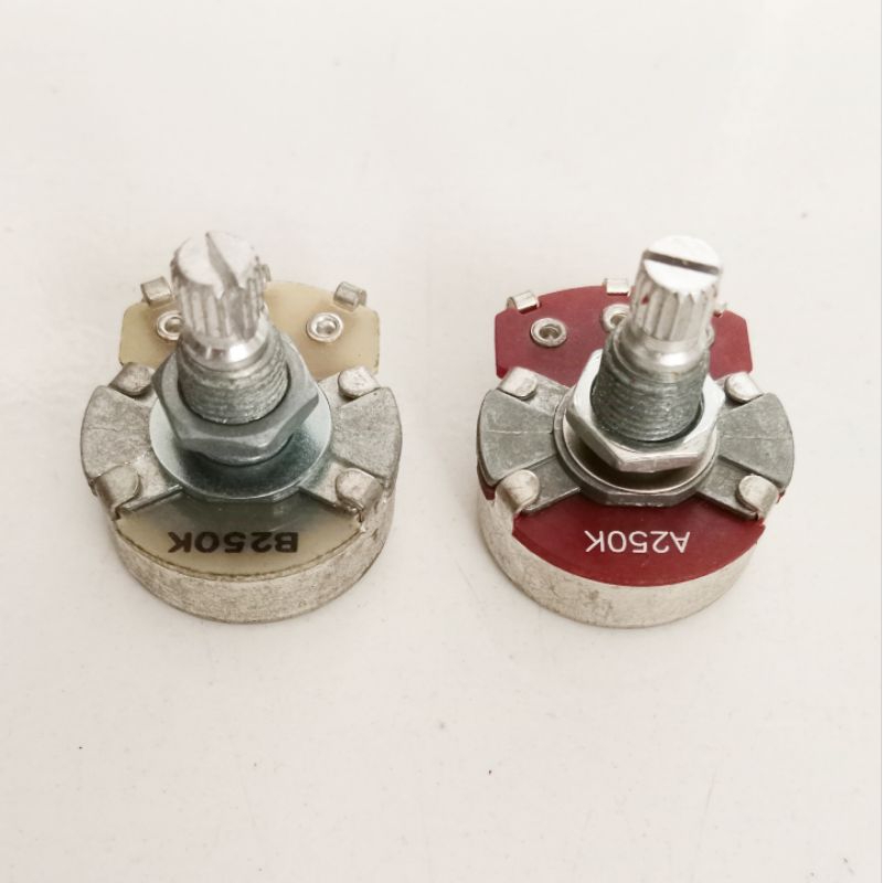 Jual Potensio gitar & bass A250k B250k ALPHA big size original | Shopee Indonesia