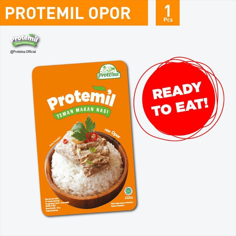 Jual cemilan protemil rasa opor / camilan nabati ready to eat | Shopee ...