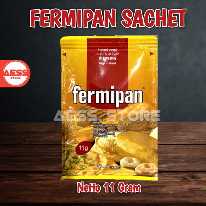 Jual Fermipan Sachet 11 gram / Instant Yeast | Shopee Indonesia
