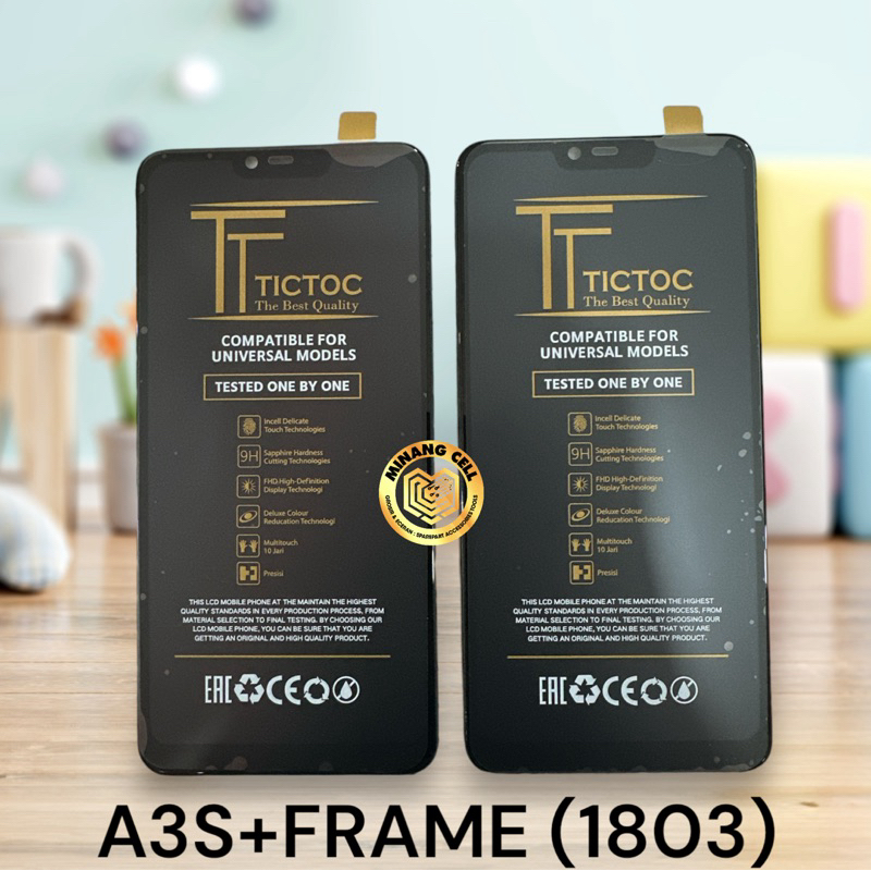 Jual LCD TOUCHSCREEN OPPO A3S + FRAME (1803) | Shopee Indonesia