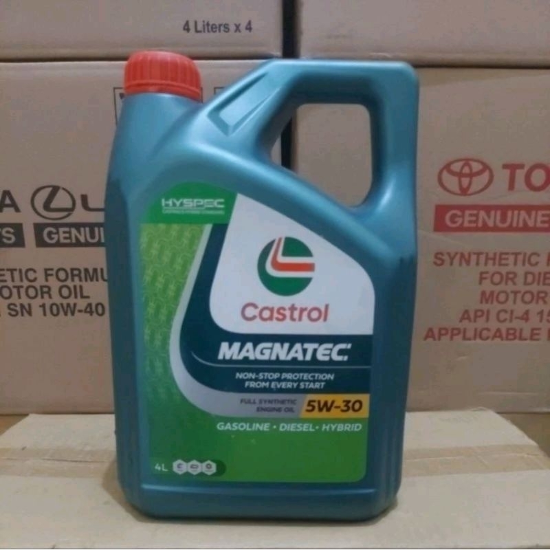 Jual Oli Castrol Hyspec SAE 5W-30 API SP MAGNATEC Bensin Diesel HYBRID ...