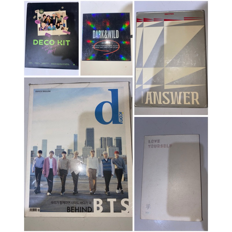 Jual BTS ENHYPEN ALBUM ONLY DECOKIT D&W LYS Answer Dicon | Shopee Indonesia