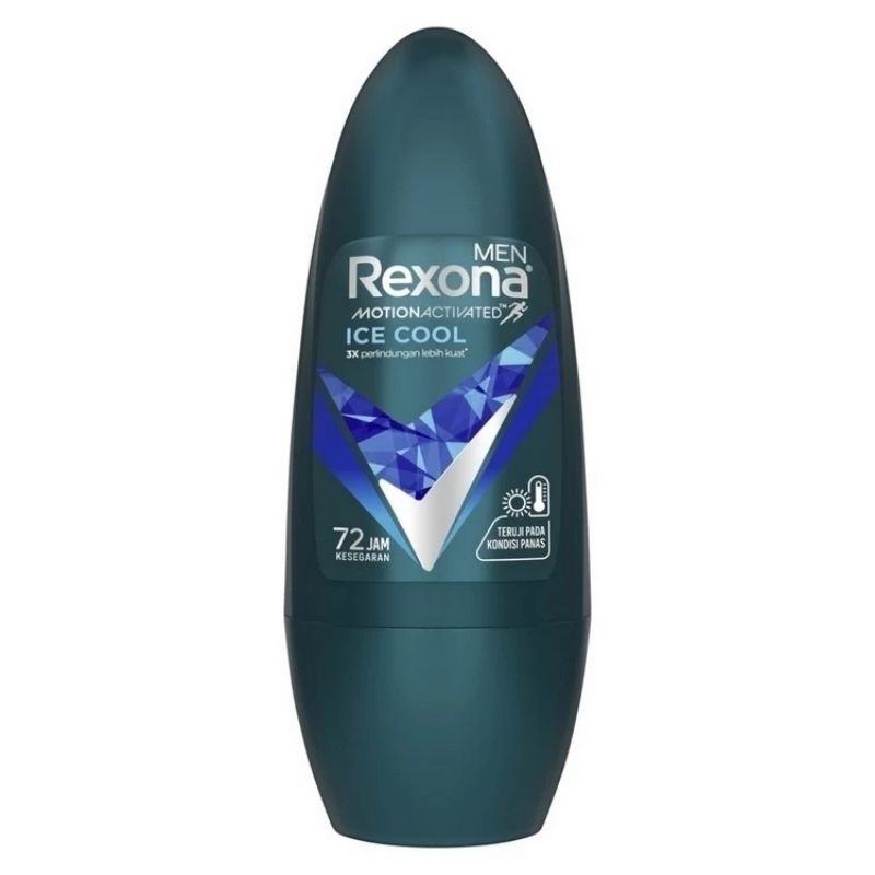 Jual REXONA Men Deodorant Roll On Ice Cool 45 mL | Shopee Indonesia