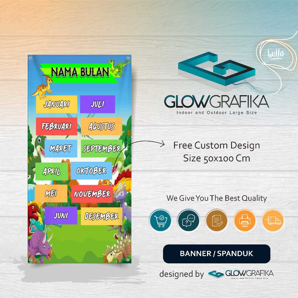 Jual Cetak Spanduk Banner Nama Bulan | Shopee Indonesia