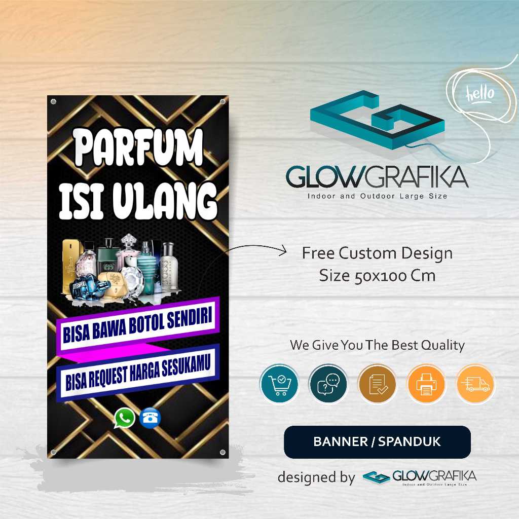 Jual Cetak Spanduk Banner Parfum Refil | Shopee Indonesia