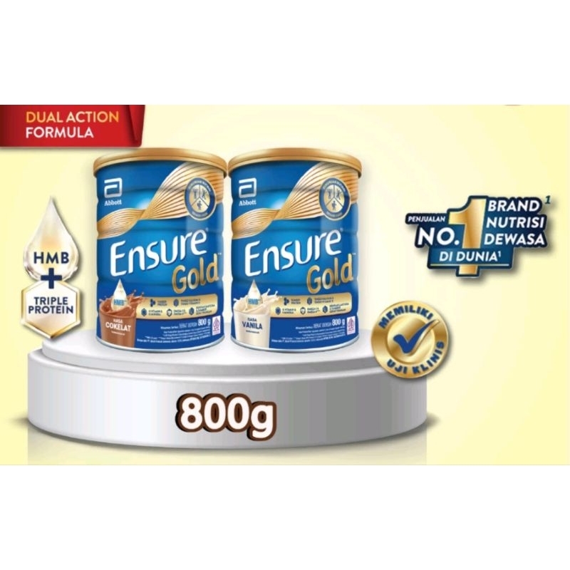 Jual Ensure gold 800g / ensure gold 800 gram | Shopee Indonesia