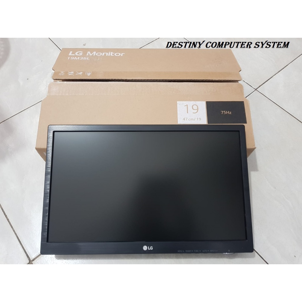Jual LED / LCD / Layar Monitor LG 18,5" 19" inci 19M38L Port HDMI VGA ...