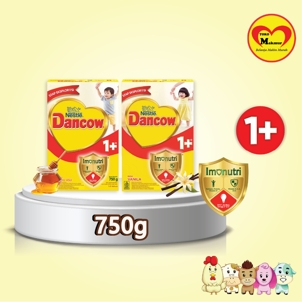 Jual Dancow 1+ Vanila / Madu / Coklat 750gr / Toko Makmur Online ...