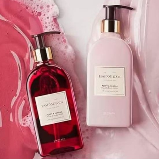 Jual Essense&Co Poppy&Vanilla Hand&Body Wash/Hand&Body Lotion | Shopee ...