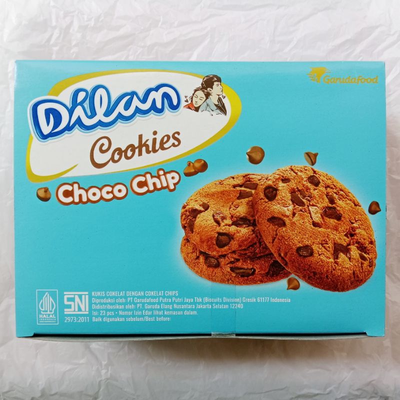 Jual Dilan Cookies Choco Chip isi 23pcs | Shopee Indonesia