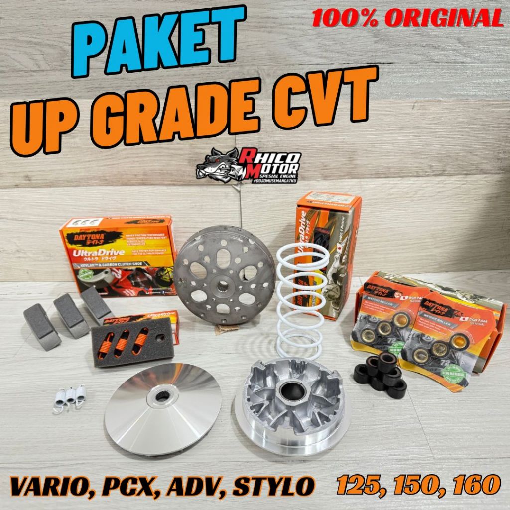 Jual PAKET UP GRADE CVT 7 CVT FULL. VARIO, PCX, ADV, STYLO 125-150-160 ...