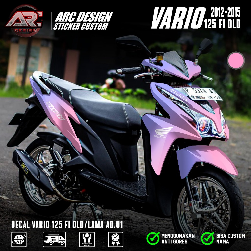 Jual (COD) TERBARU Decal Sticker Honda Vario 125 Fi Old Full Body ...