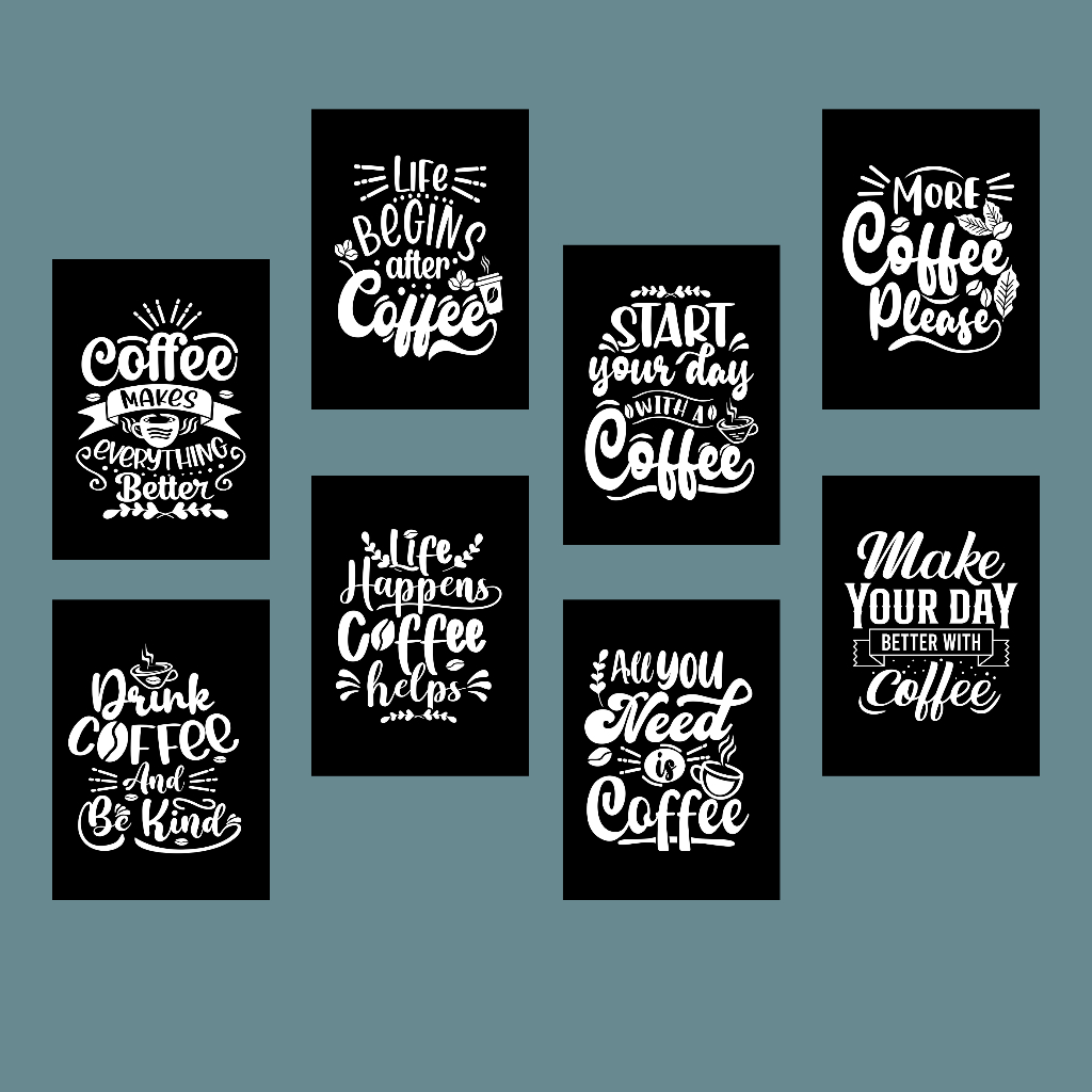 Jual HIASAN DINDING / KATA KATA COFFEE / PAPAN MDF A001 | Shopee Indonesia