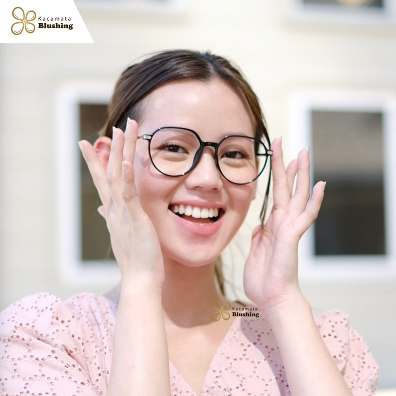 Jual Kacamata Blushing - Frame Airy Black | Shopee Indonesia