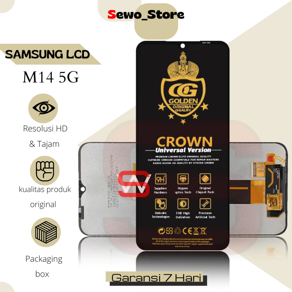 Jual LCD SAMSUNG M14 5G / TOUCHSCREEN SAMSUNG M14 5G / M146 / M146B ...