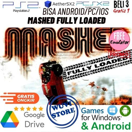 Jual PS 2 Mashed Fully Loaded | Bisa di PC / Android / IOS Plus ...