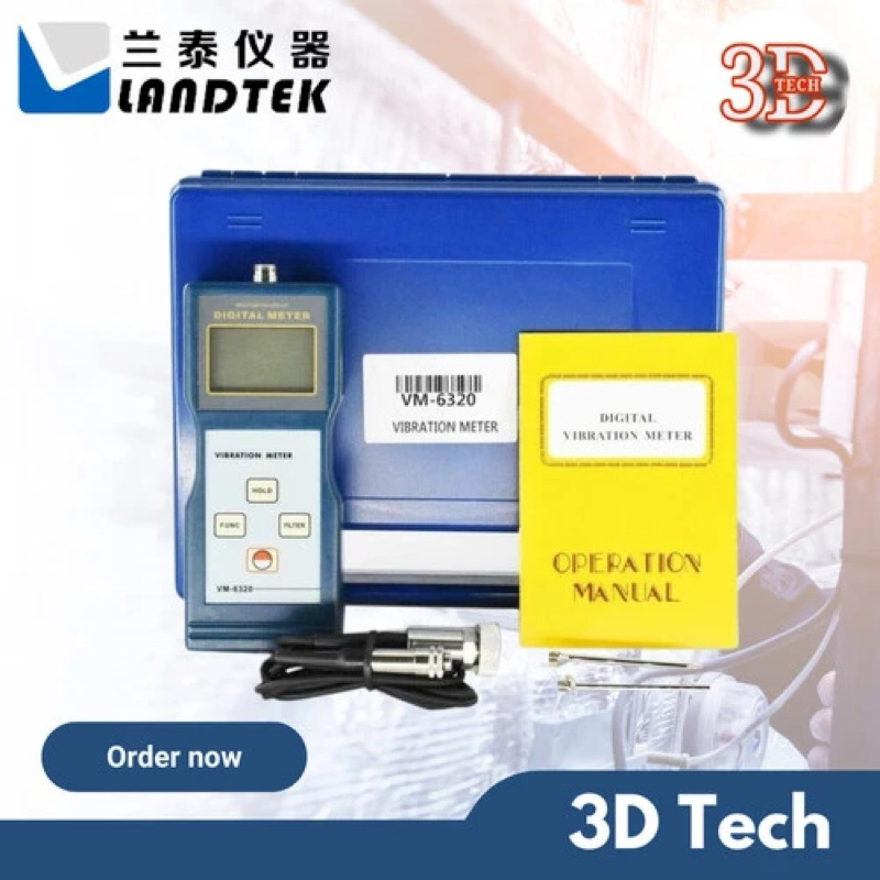 Jual Vibration Meter Landtek VM6320 Tester Gauge Vibrometer Getaran VM ...