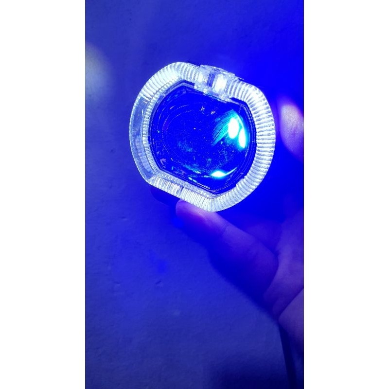 Jual Projector Biled Cut Off Mini 2.5 INC D2 D3 Jauh Dekat 30watt Waterproof Plus Devil Ala ...