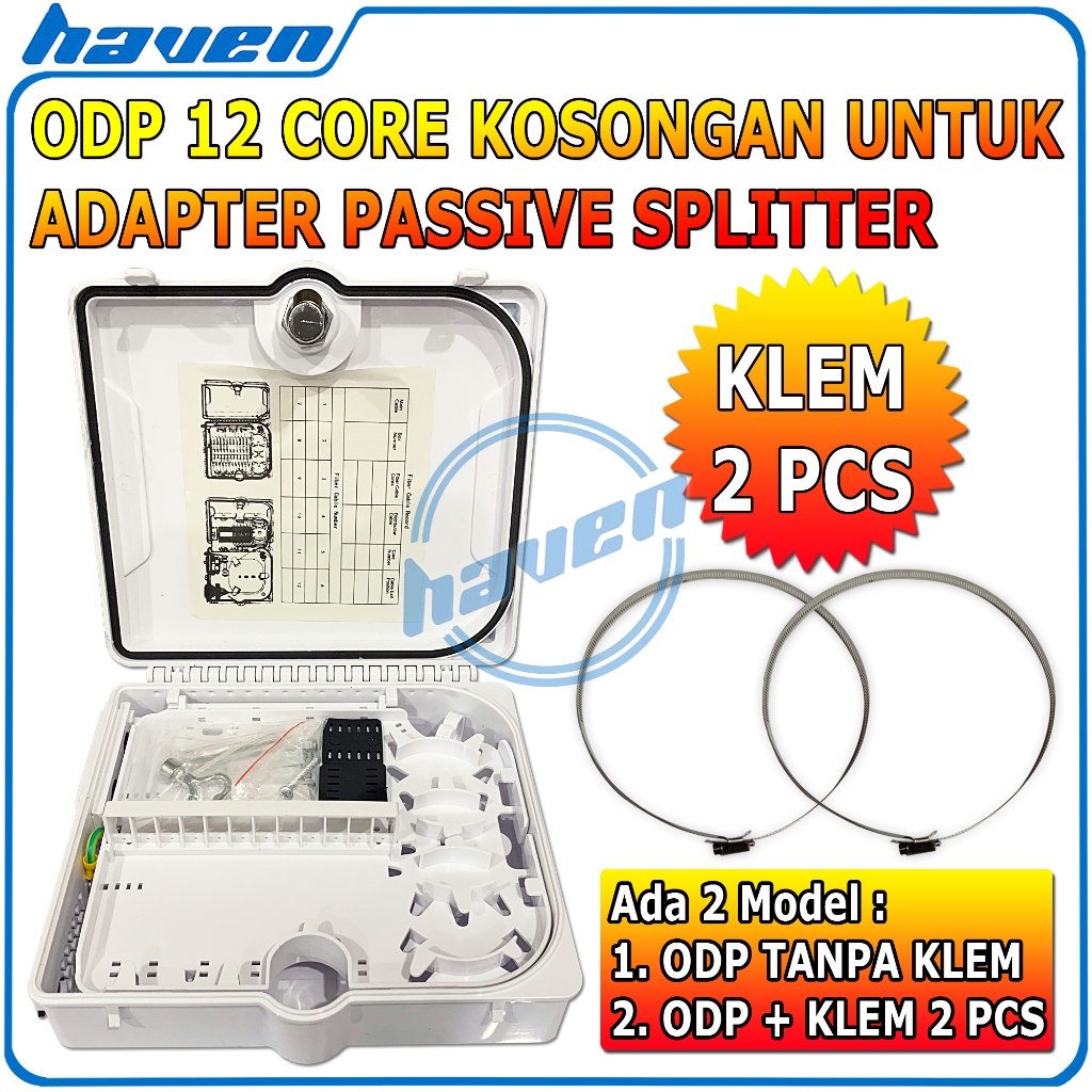 Jual ODP 12 Core Kosongan / ODP 12 Core Model PLC Splitter Adapter ...