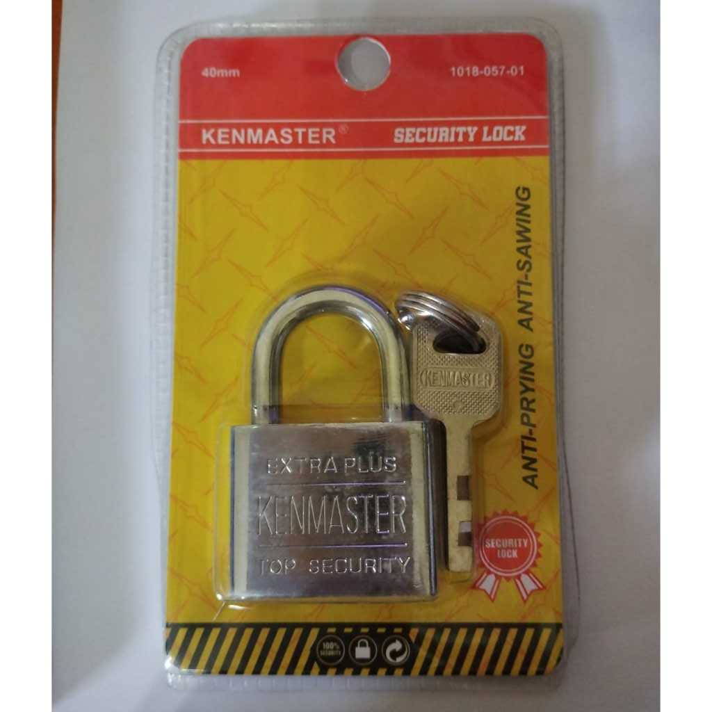 Jual Gembok KENMASTER 40mm Short Gembok Gembok Leher Pendek Security ...