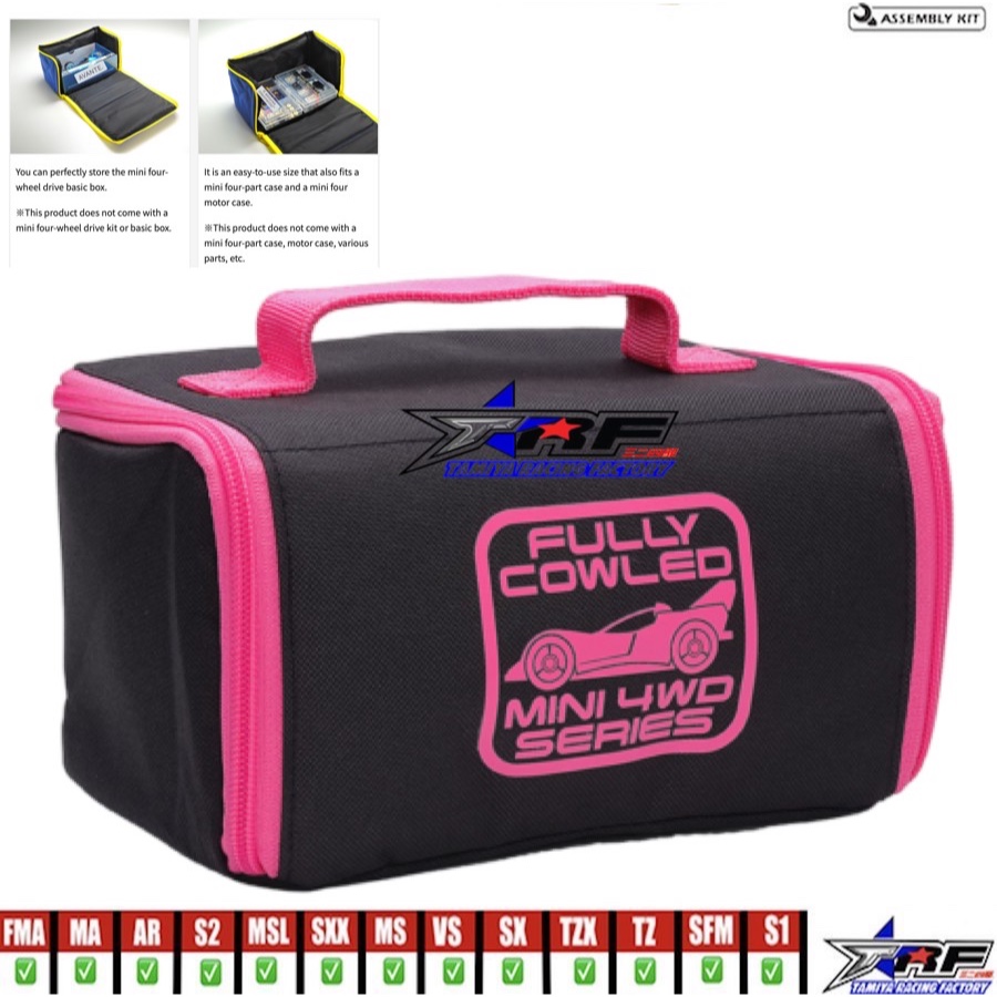 Jual TAMIYA 95668 FULLY COWLED MINI 4WD COMPACT BAG (BLACK) | Shopee ...