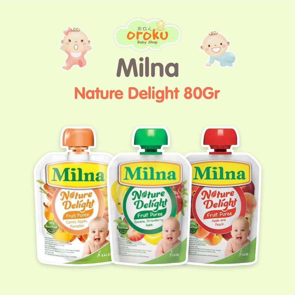 Jual MILNA NATURE DELIGHT 80GR | Shopee Indonesia